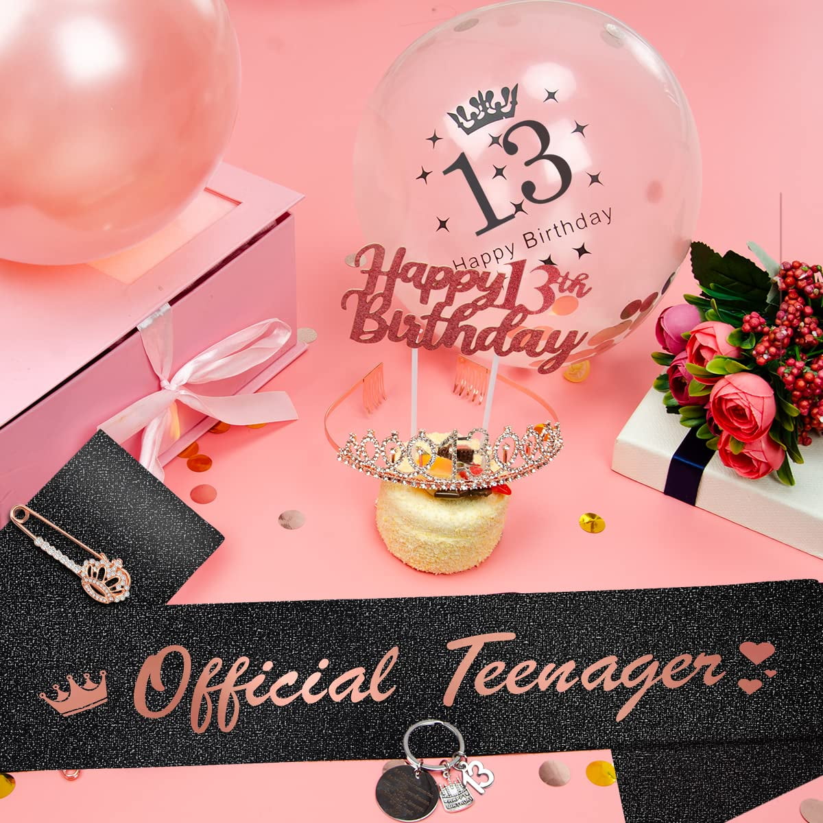 Sweet 13th Birthday Decorations Gifts Girl, Happy Birthday Party ...