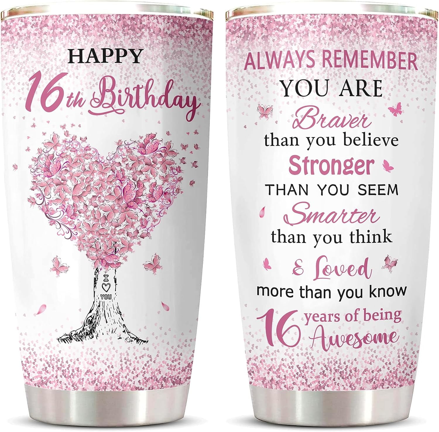 Sweet 16 Gifts for Girls Tumbler 1PC, 16 Year Old Girl Birthday Gift ...