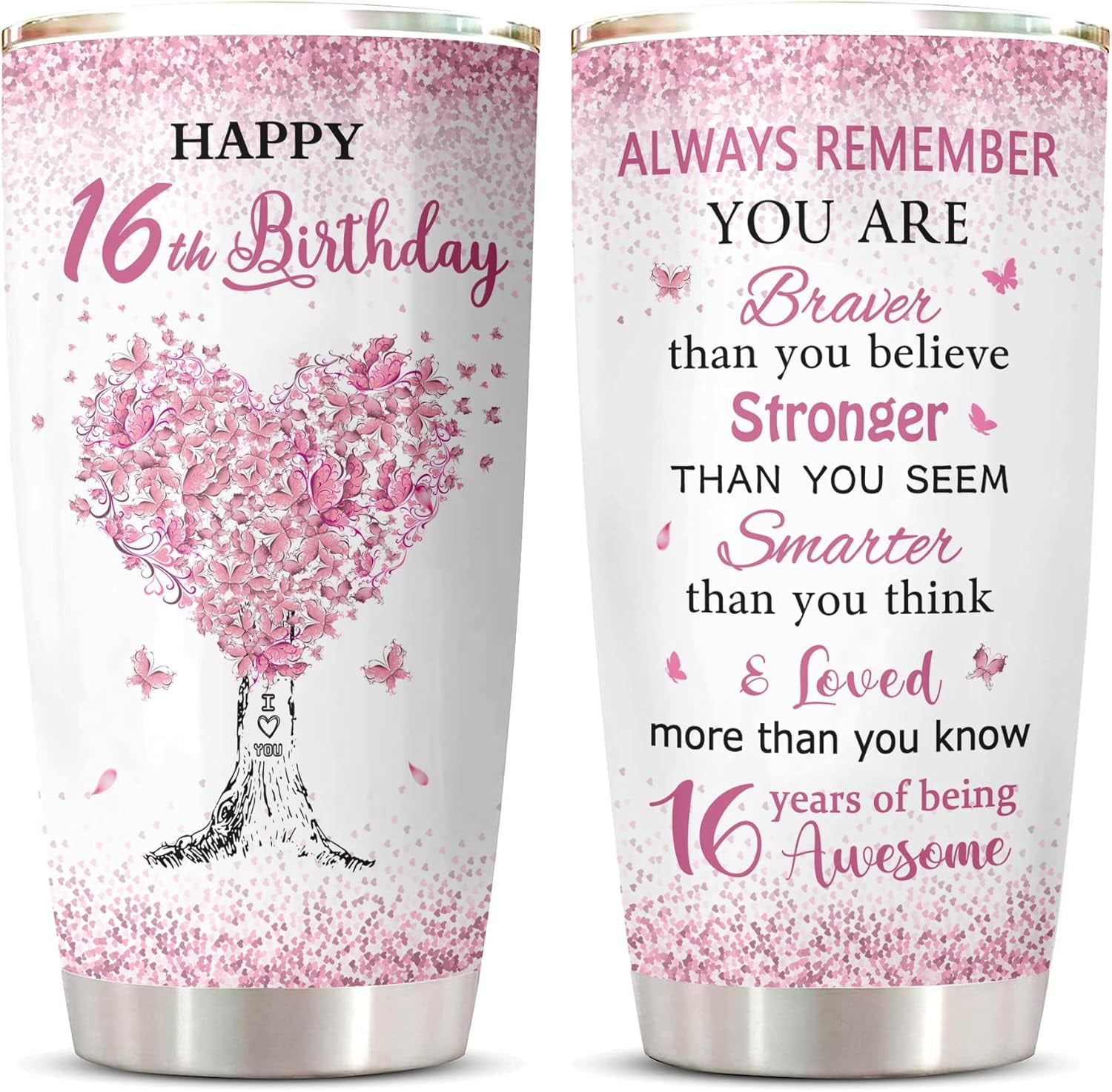 Sweet 16 Gifts for Girls Tumbler 1PC, 16 Year Old Girl Birthday Gift ...