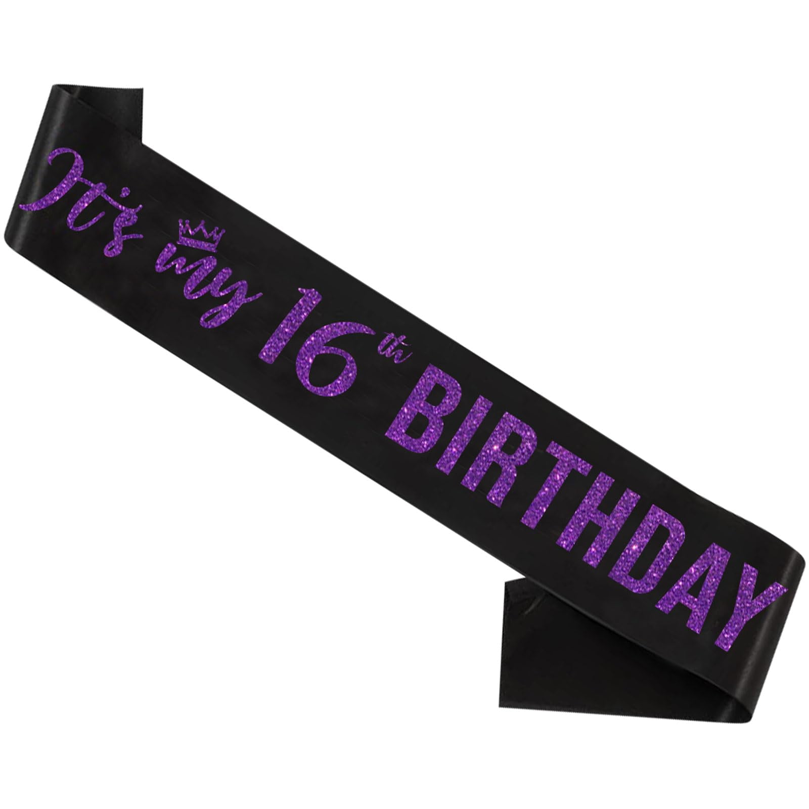 Sweet 16 SashITSC Purple,It’s My 16th Birthday Sash,16th Birthday Sash ...