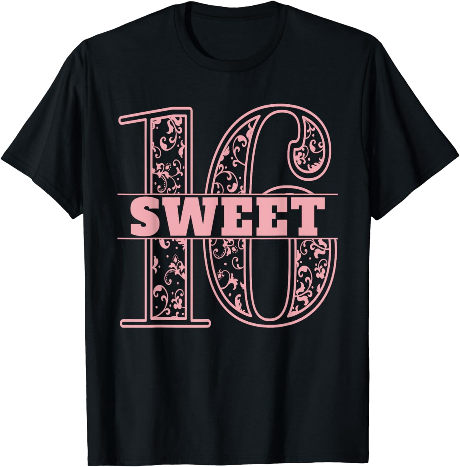 Sweet 16 Years Sixteen Birthday Party - Sweet 16 T-Shirt - Walmart.com