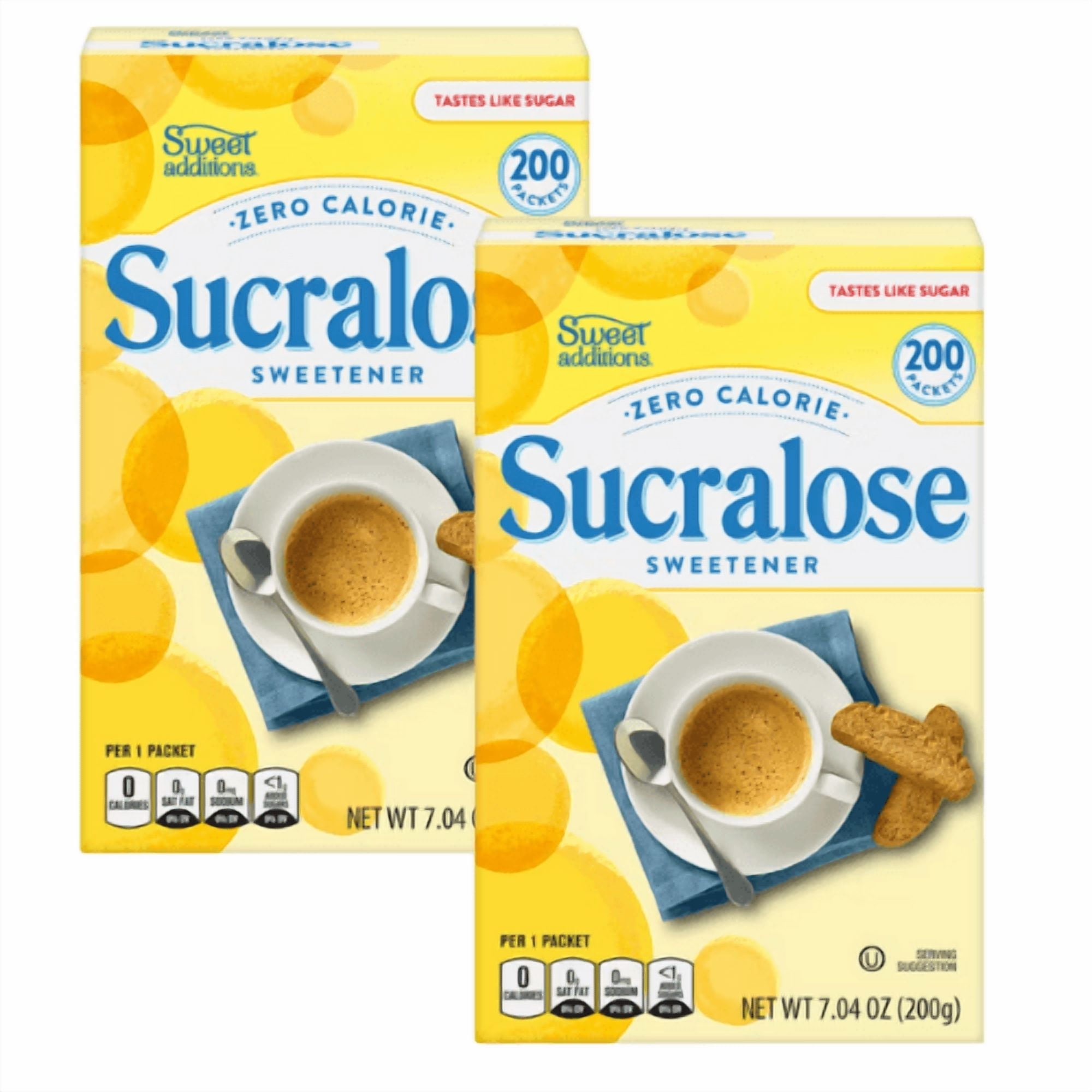 Sweet Additions Sucralose Sweetener Zero Calorie 2 Pack 200 ct ...