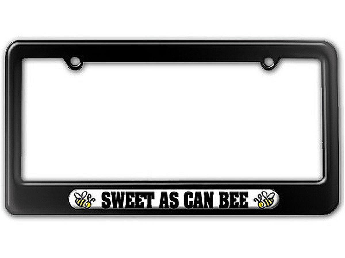 Sweet As Can Bee - Bumble Bee License Plate Frame - Walmart.com