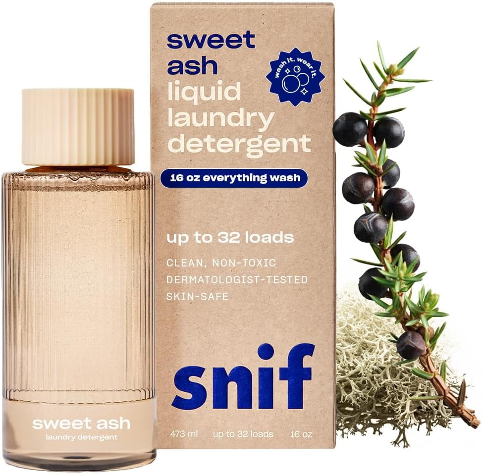 Sweet Ash Laundry Detergent, Low Key Sweet and Earthy Scent, 32 Loads ...