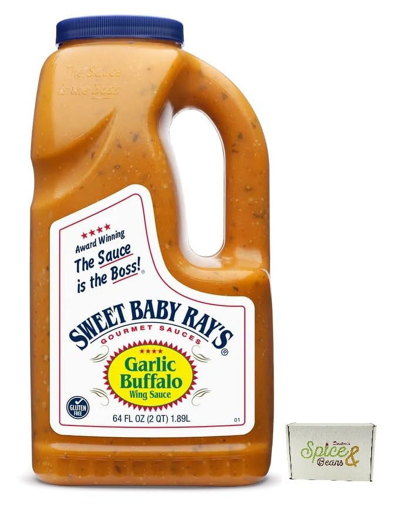 Sweet Baby Ray's Garlic Buffalo Wing Sauce - (1) 64oz Bottle - Gluten ...