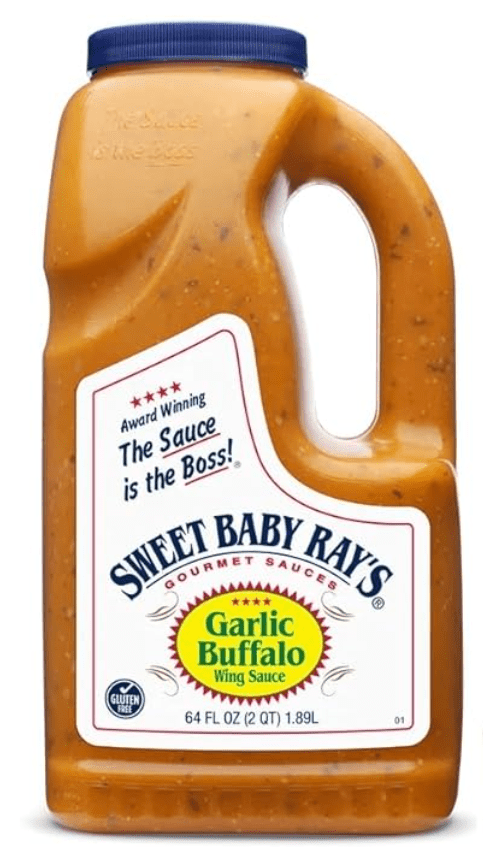 Sweet Baby Ray's Garlic Buffalo Wing Sauce, 64 fl oz Bottle - Walmart.com