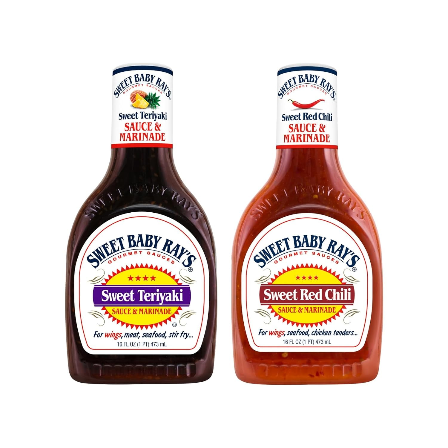 Sweet Baby Ray's Gourmet Sauce & Marinade, 1 Sweet Red Chili Sauce, 1 ...