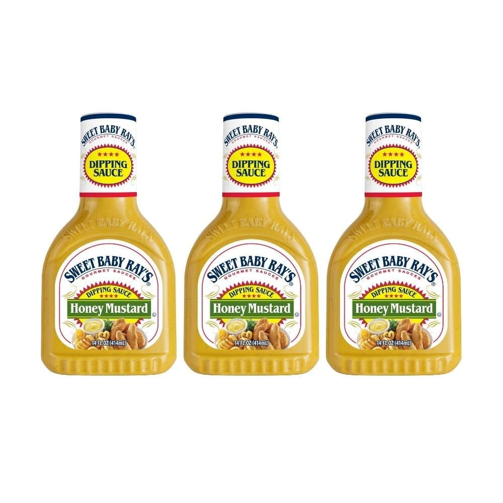 Sweet Baby Ray's Honey Mustard Dipping Sauce, 14 OZ (Pack of 3 ...