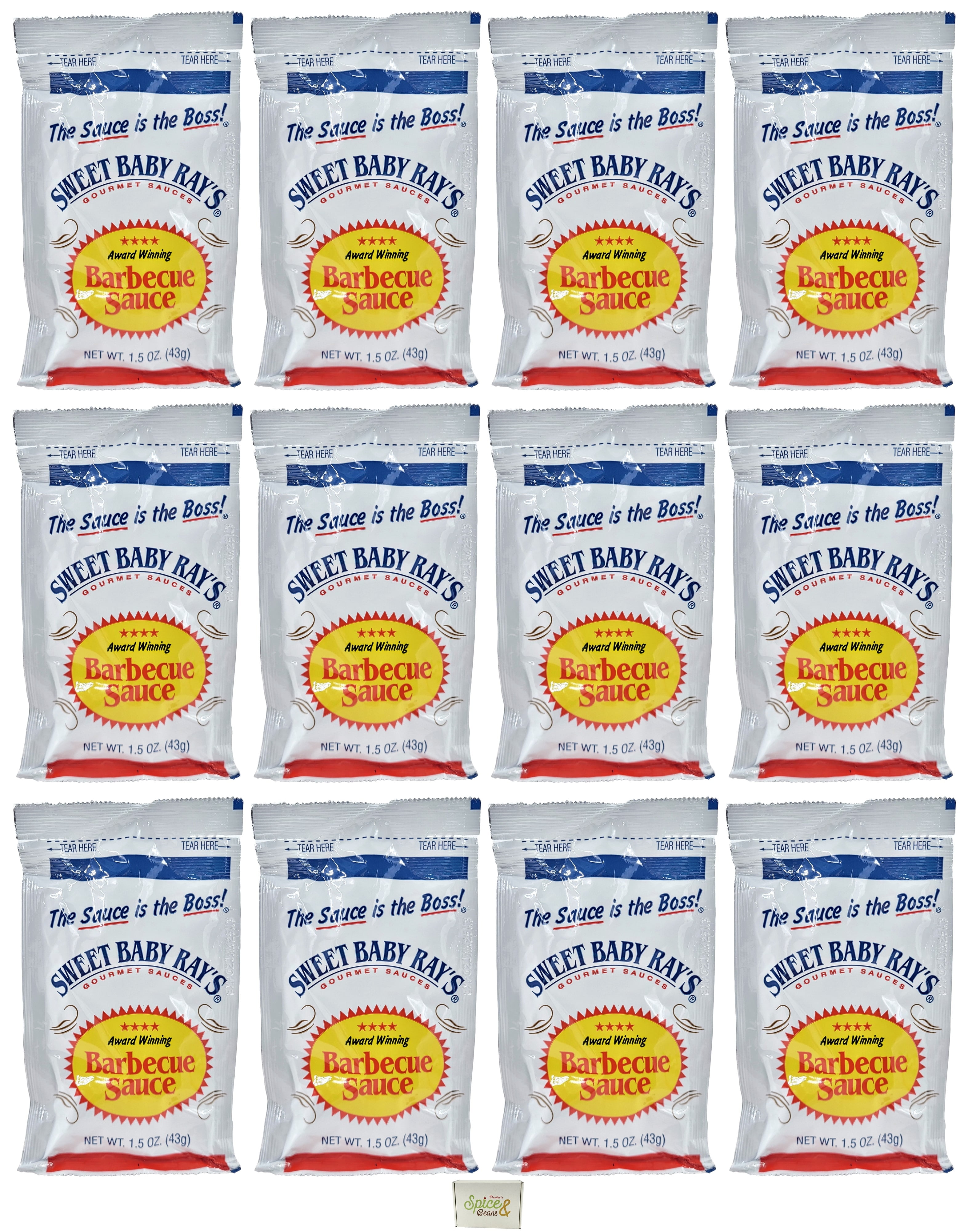 Sweet Baby Ray's Original Flavor BBQ Sauce 1.5oz Packets - 12 count ...