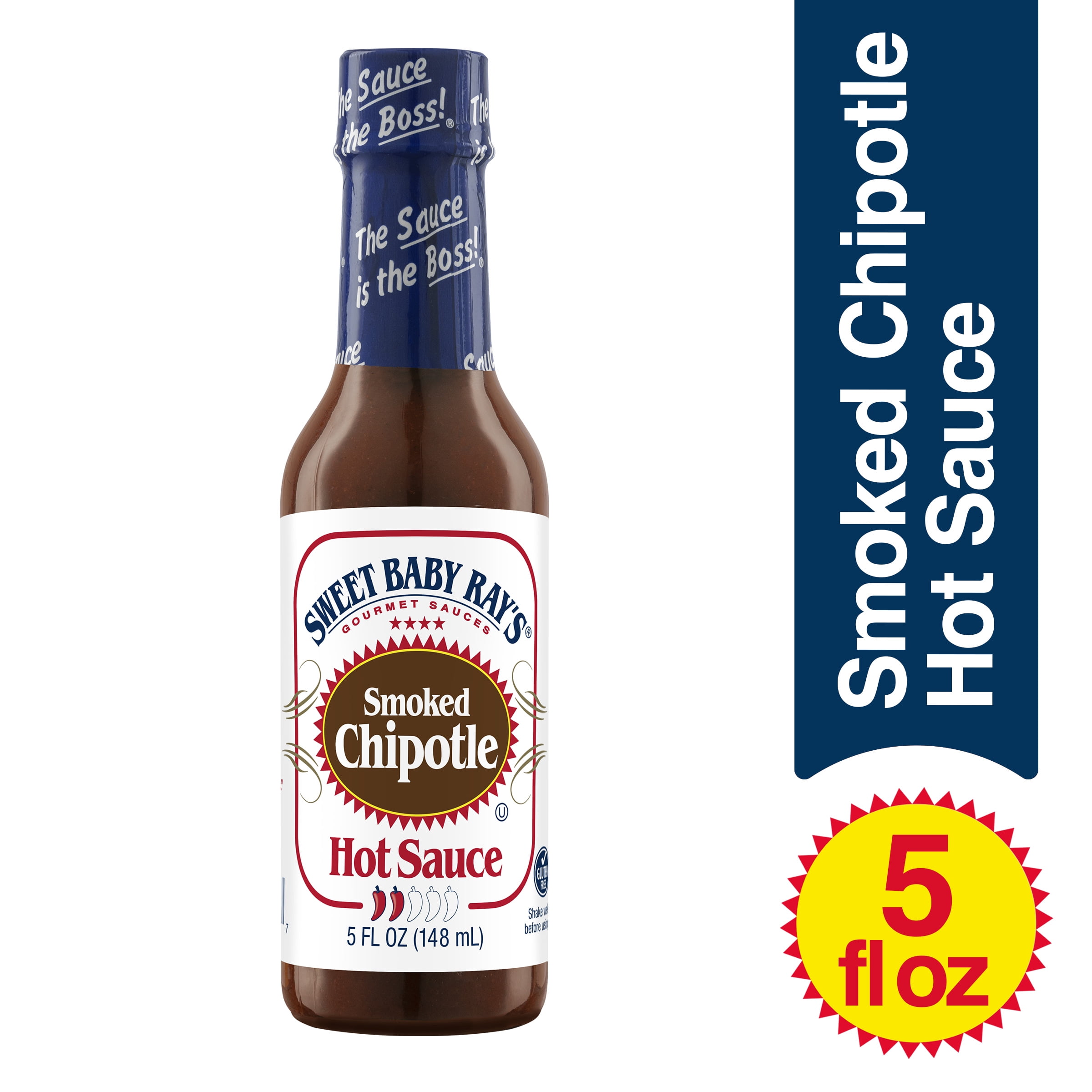 Sweet Baby Ray's Smoked Chipotle Hot Sauce 5 fl oz - Walmart.com