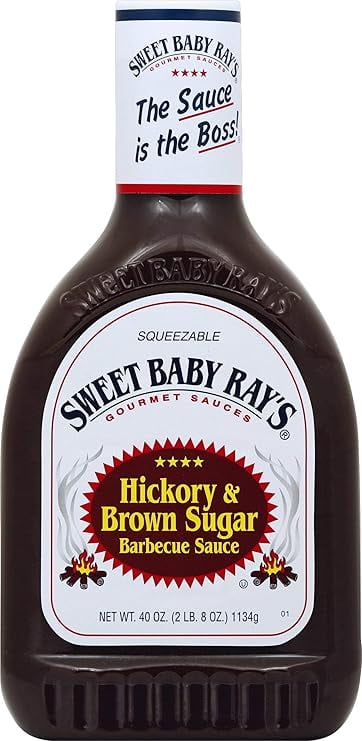 Sweet Baby Rays Barbecue Sauce, Hickory & Brown Sugar, 40 oz ( Pack of ...