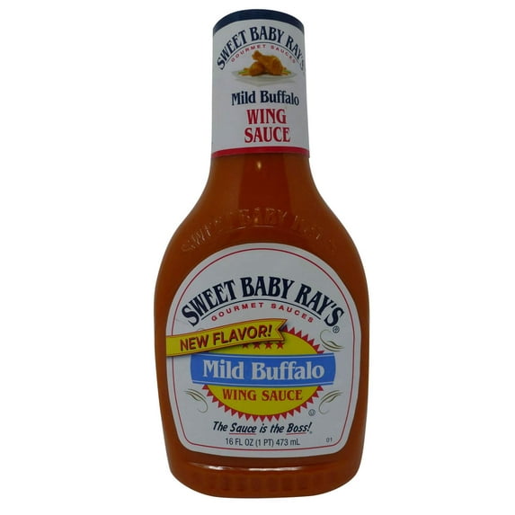 Sweet Baby Rays, Wing Sauce Mild Buffalo, 16 Ounce (Pack of 2 ...