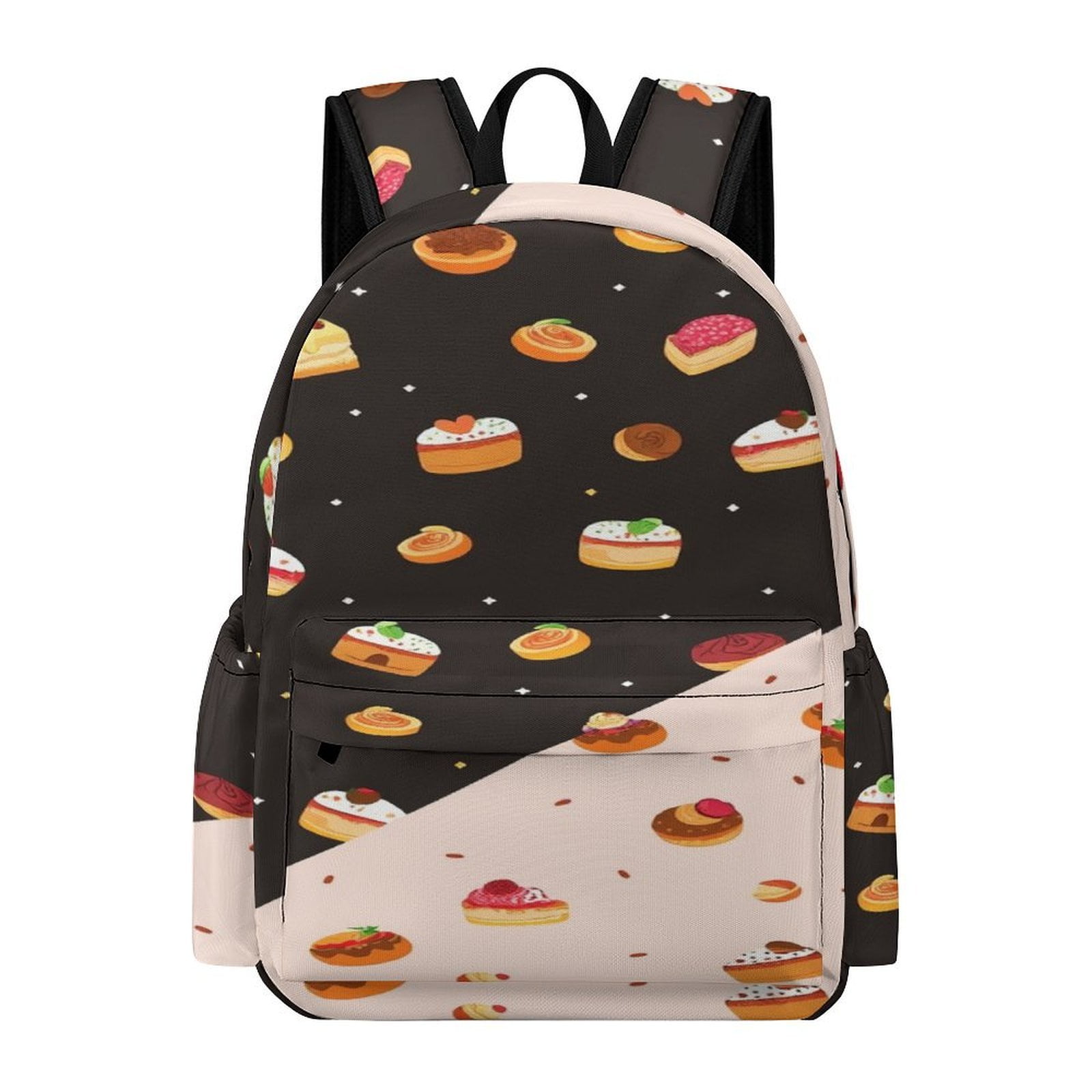 Sweet Bakery Patterns Backpack Student BookBag School Bag Laptop ...