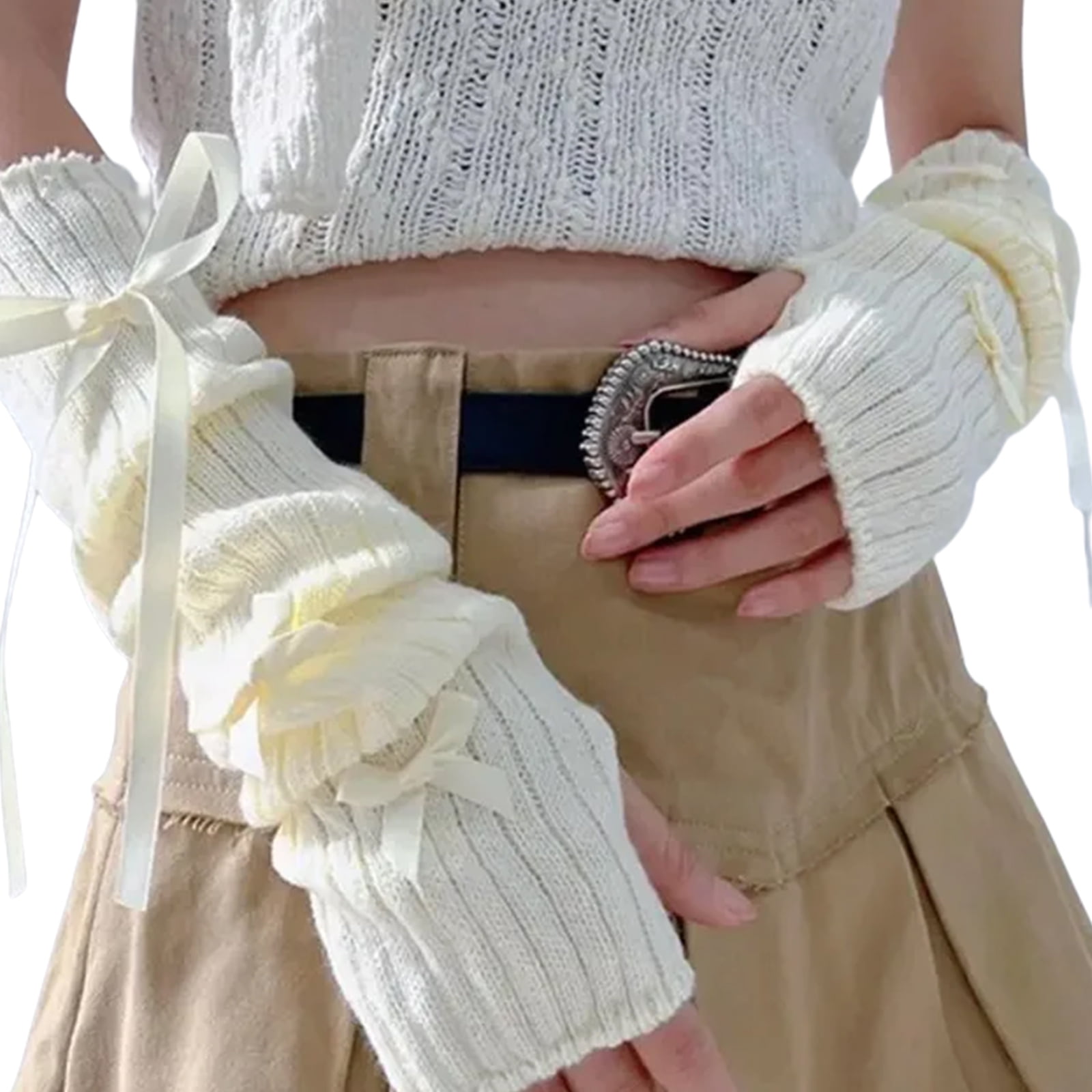 Sweet Ballet Cool Arm Warmer Bowknot Designs 2000s Arm Sleeves for ...