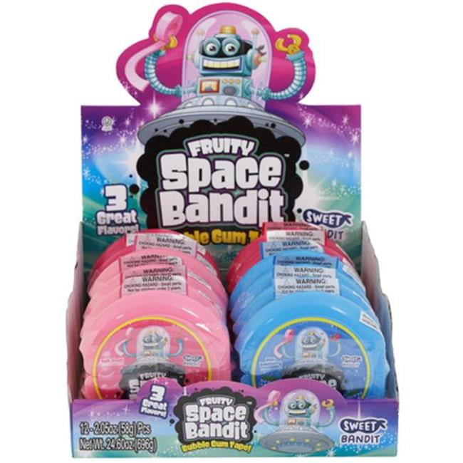 Sweet Bandit Fruity Space Bandit Bubble Gum Tape 2.05 oz. - Walmart.com