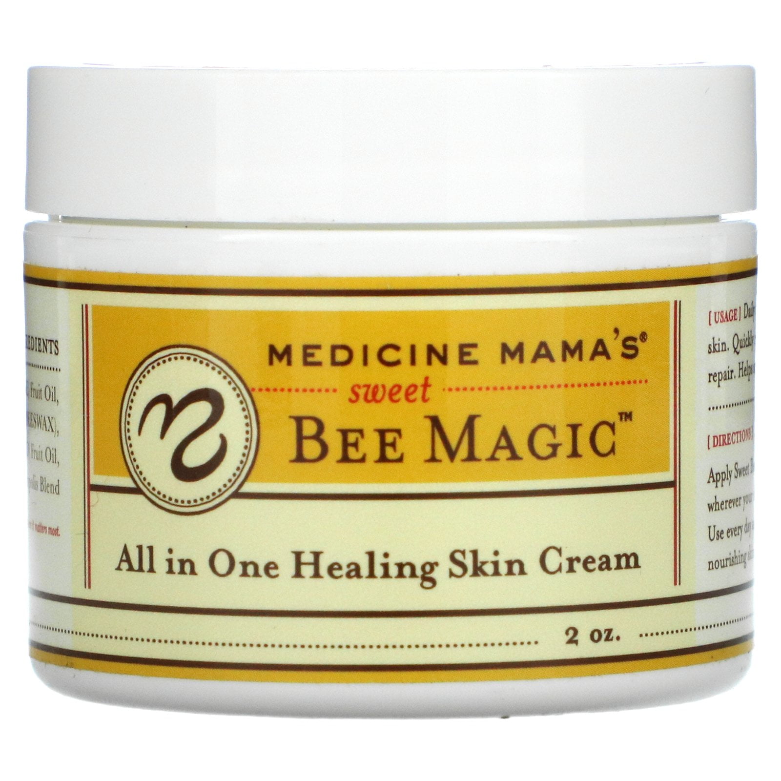 Sweet Bee Magic Feminine All in One Healing Skin Cream 2 oz - Walmart.com