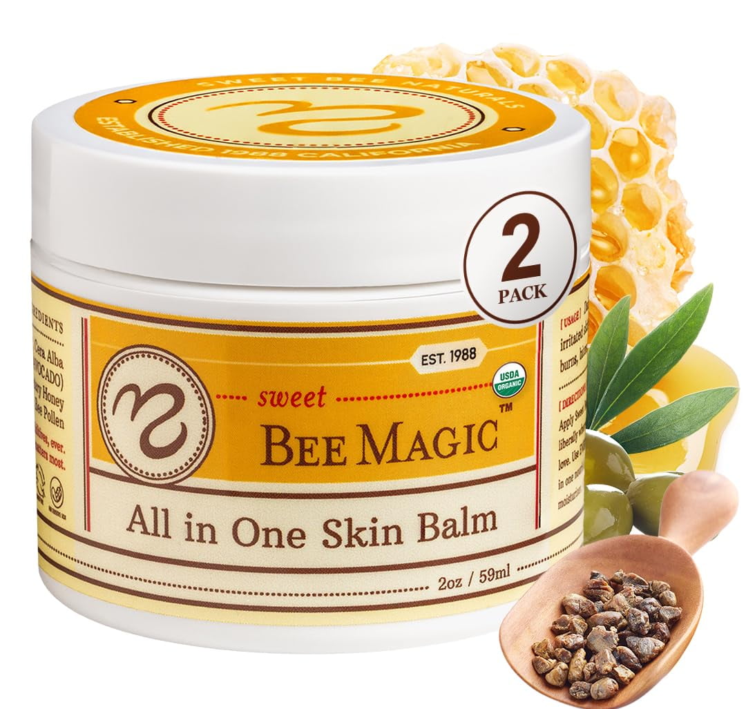 Sweet Bee Naturals - All-in-One Skin Balm & Ointment for Face & Body ...