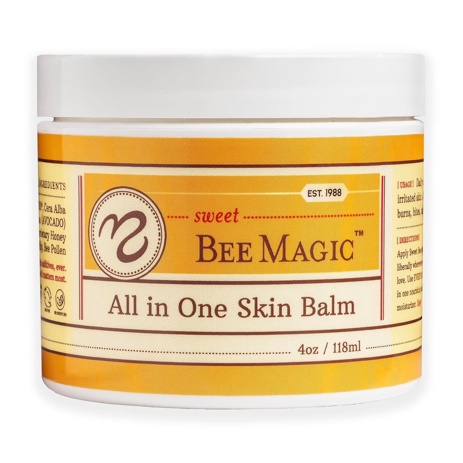 Sweet Bee Naturals - Sweet Bee Magic Organic Balm - 1 Each-4 ounces - Walmart.com