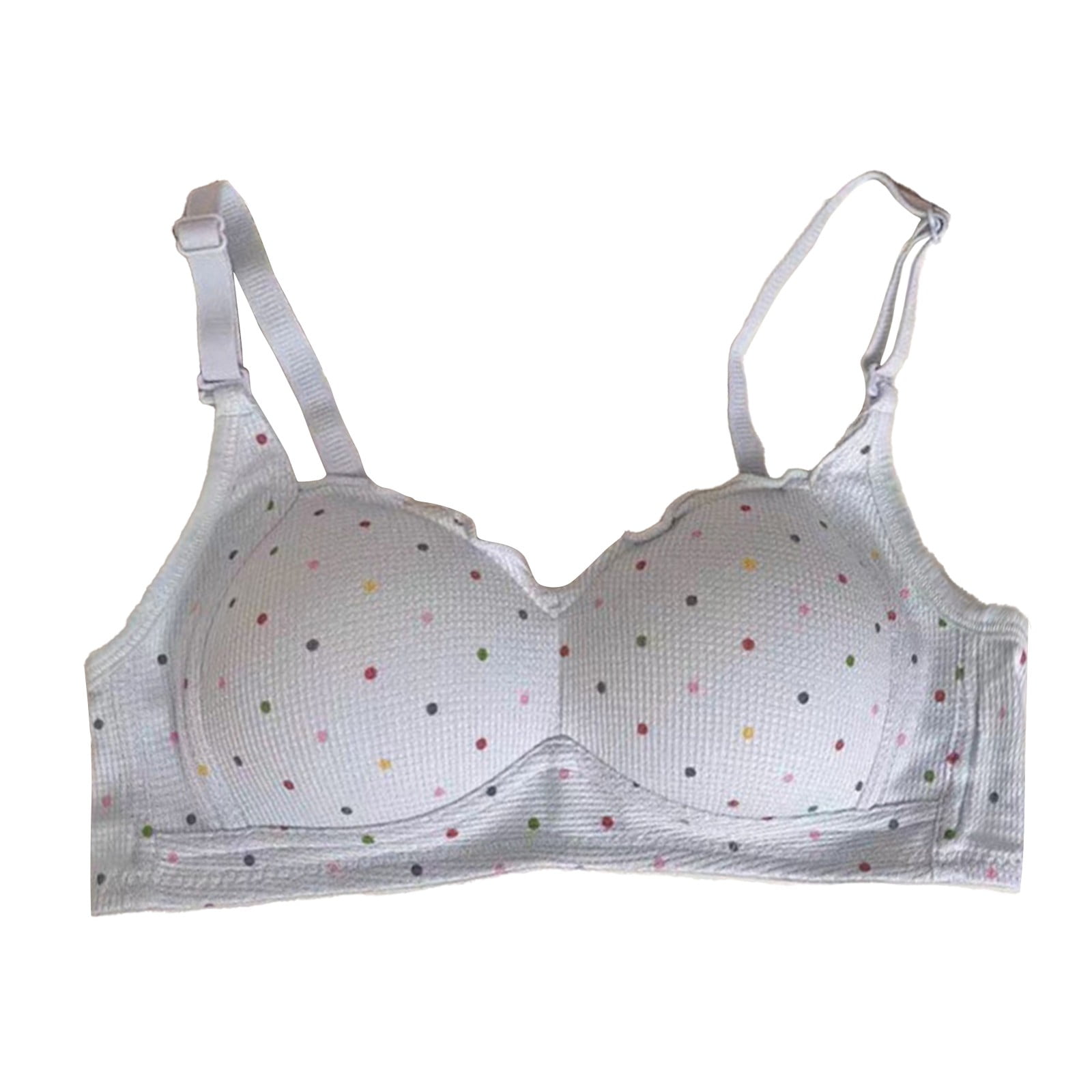 Sweet Bra With Small Breasts &Thin Rims For Teens Push Up, Sky Blue 34 ...