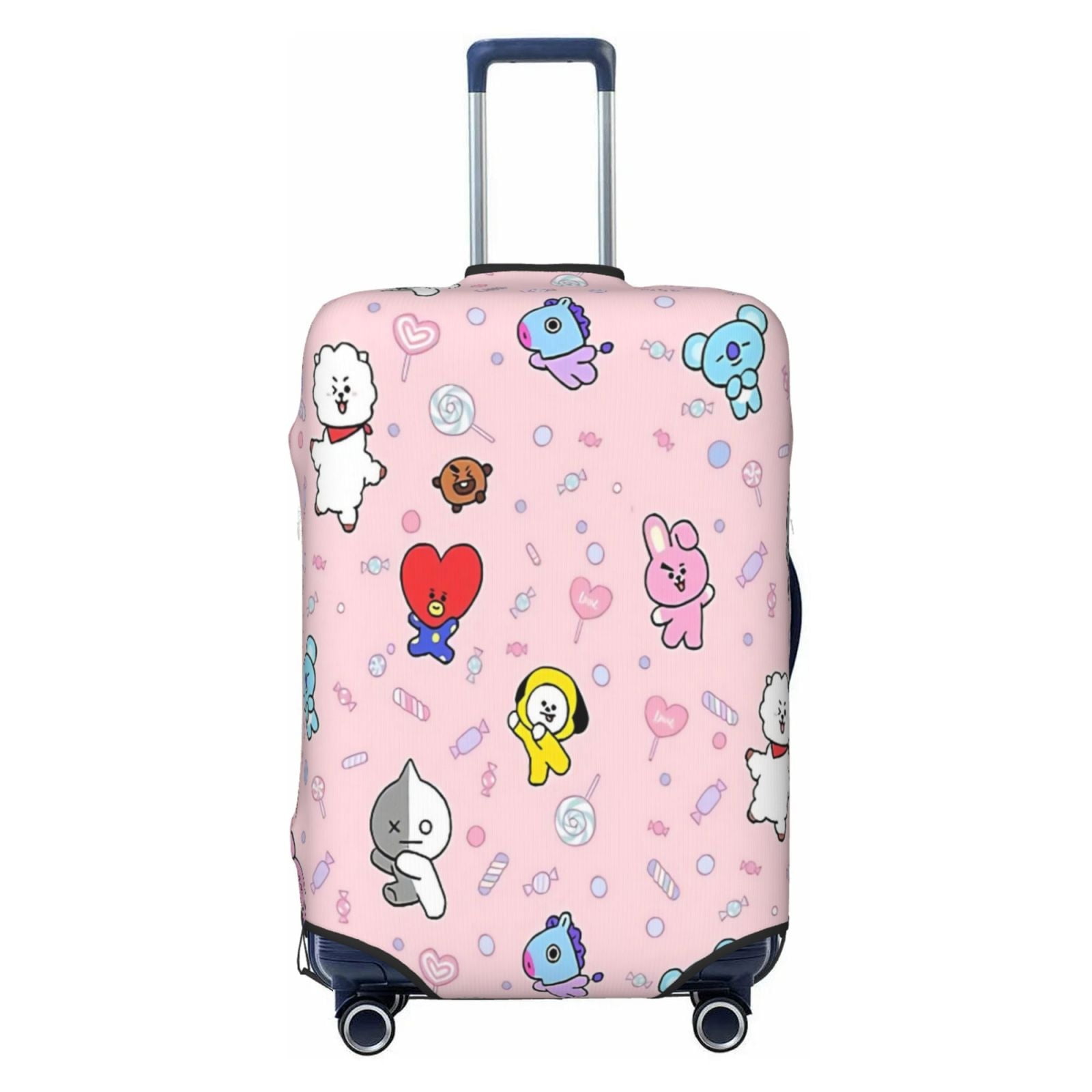 Sweet Bt21 Luggage Cover Approved Travel Suitcase Protector Elastic ...