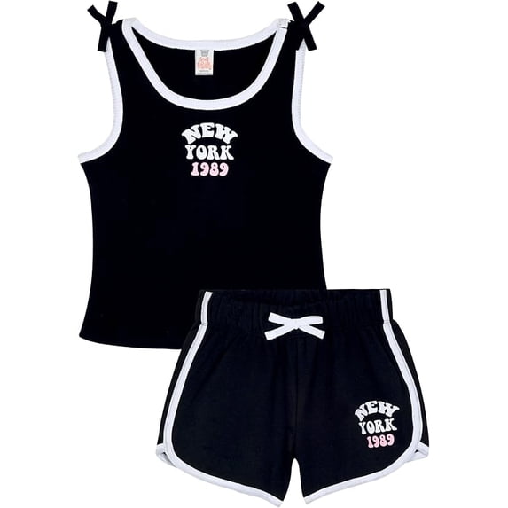 Sweet Butterfly Girls Matching Tank and Short Set Size 7-16 - Walmart.com