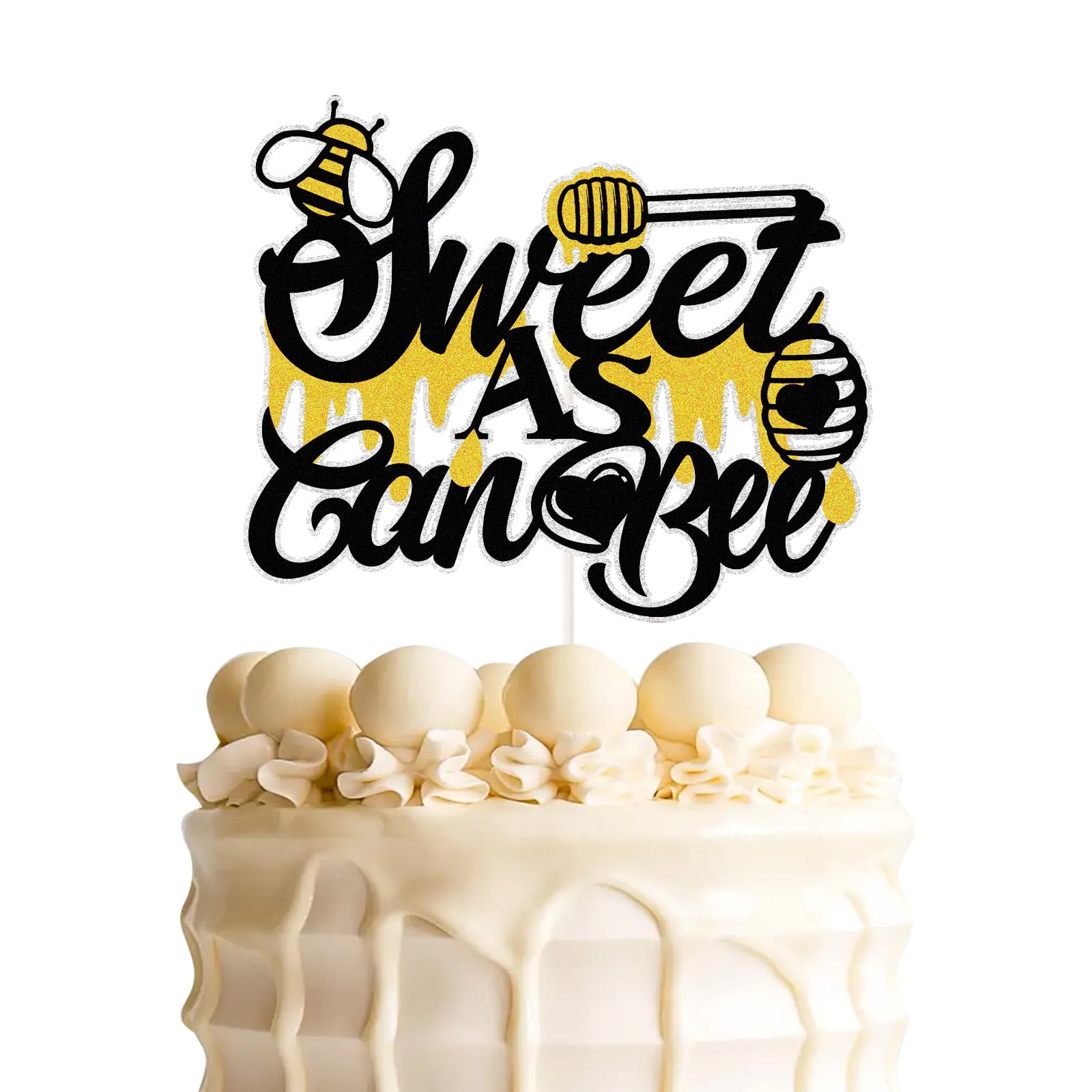 Sweet As Can Bee Cake Topper,Bee ITL1 Newborn Baby Shower Cake Decor ...