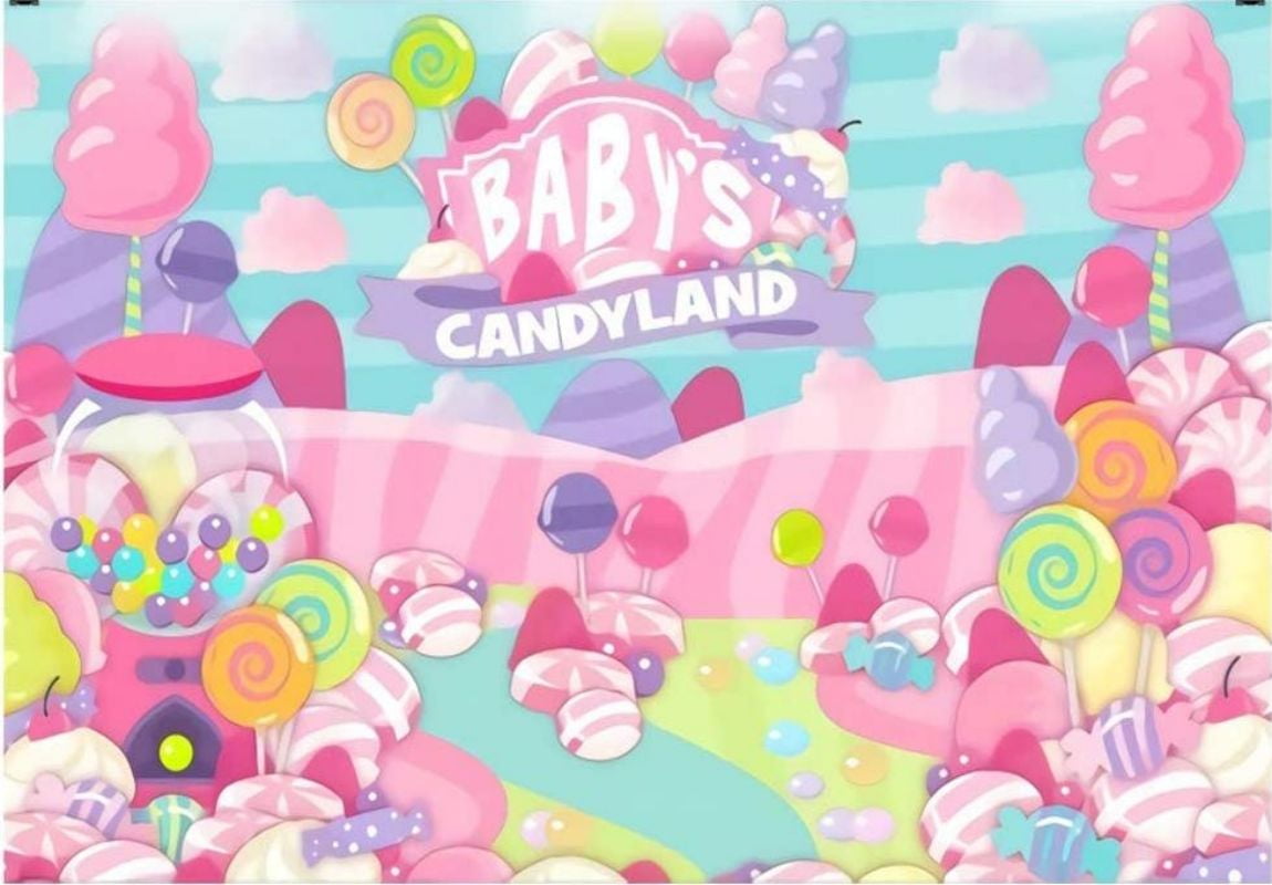Sweet Candy Backdrop for Lollipops Fairy Tale Castle Photography ...