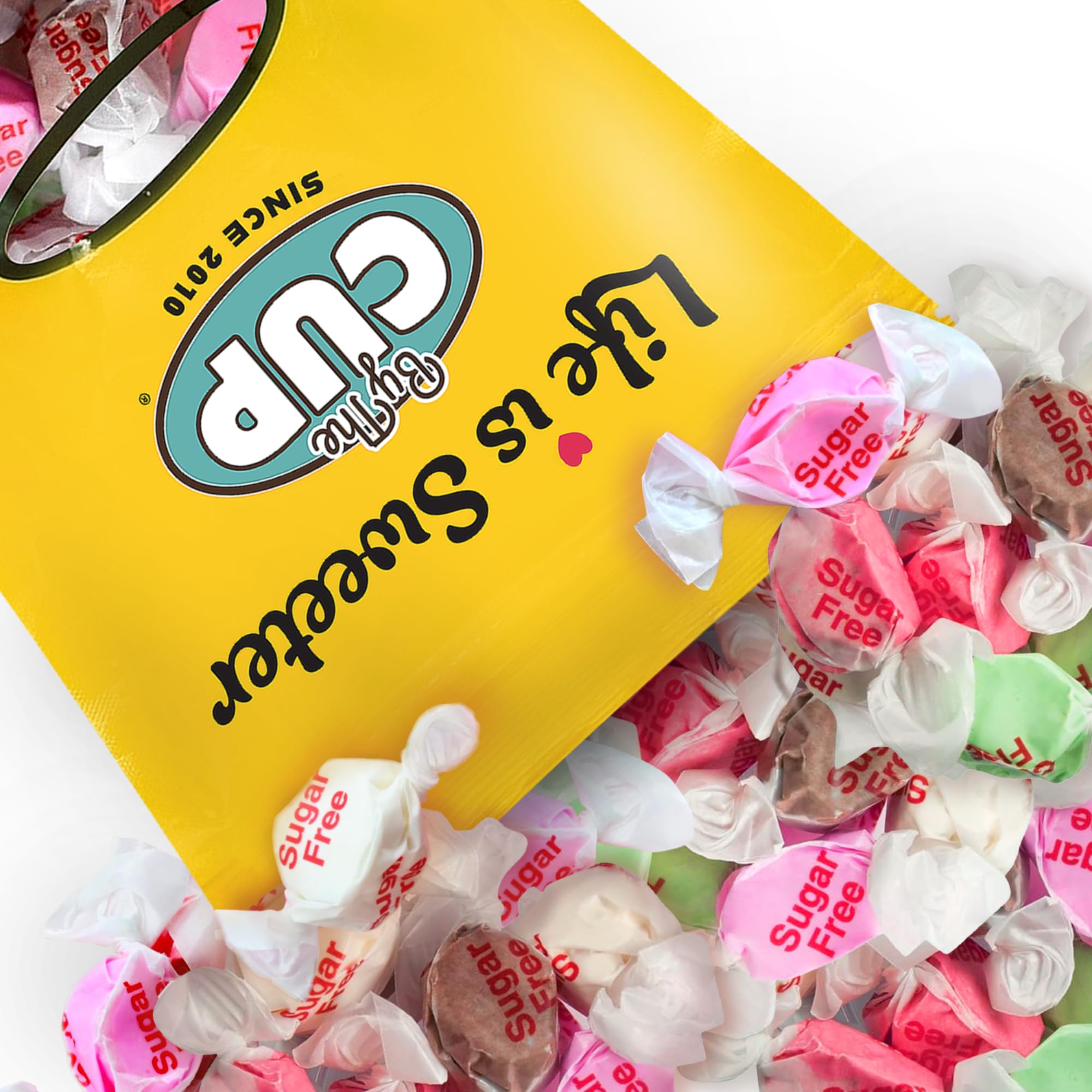 Sweet Candy Co. Sugar Free Assorted Salt Water Taffy, 11 oz By The Cup ...