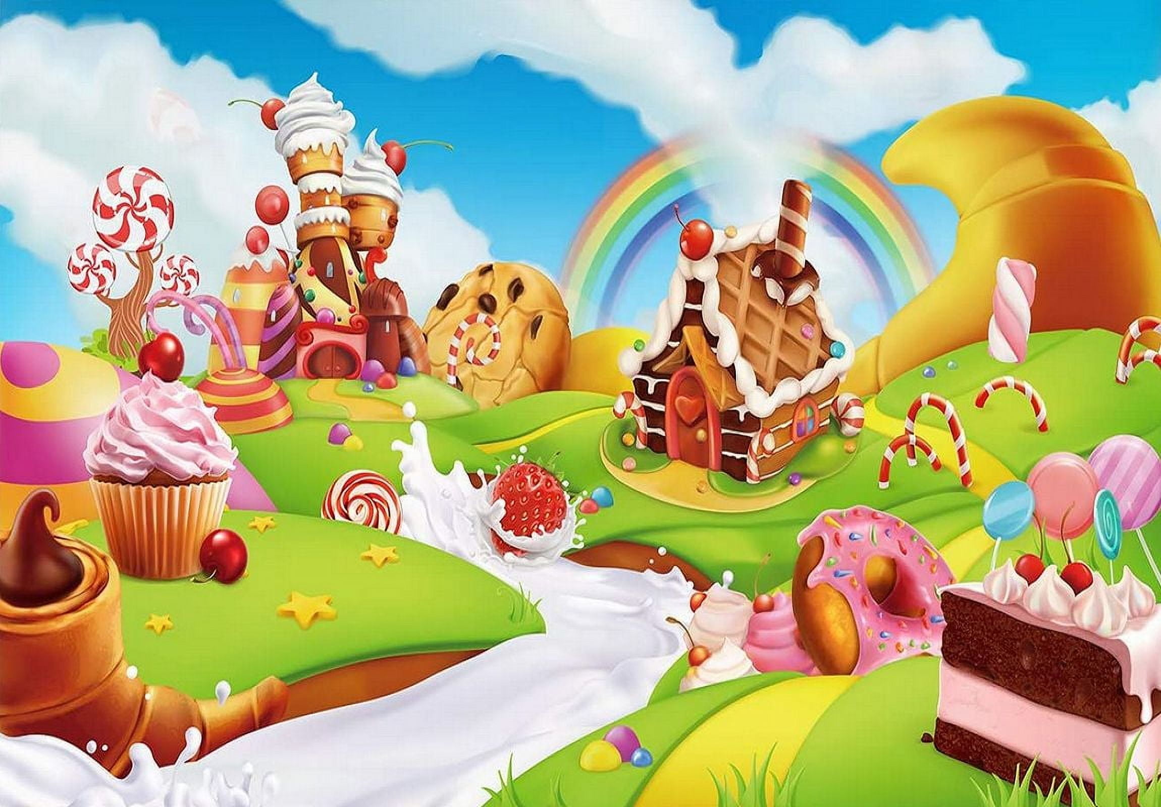 Sweet Candy Colorful Swirl Lollipops Beans Background Photography ...