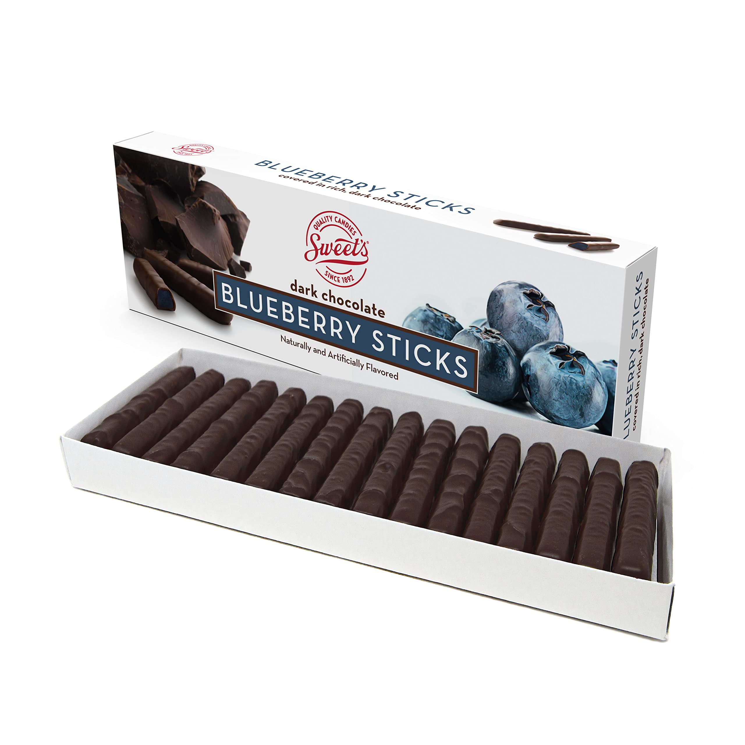 Sweet Candy Company Dark AIF9 Chocolate Blueberry Sticks - Gourmet ...