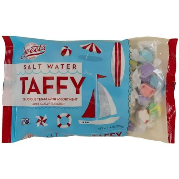 Sweet Candy Company Salt Water MDA05 Taffy Individually Wrapped - Salt ...