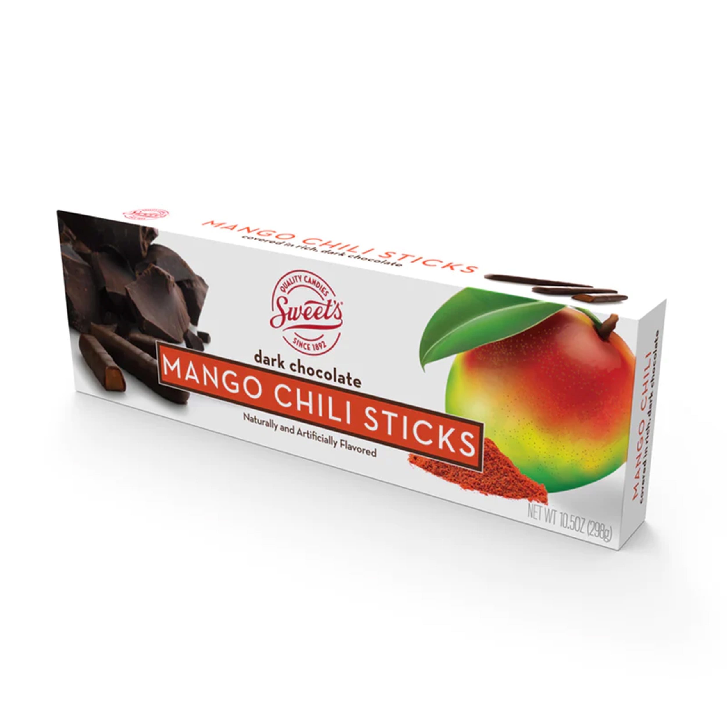 Sweet Candy Dark Chocolate Mango Chili Sticks - 10.5 Ounce Box - By ...