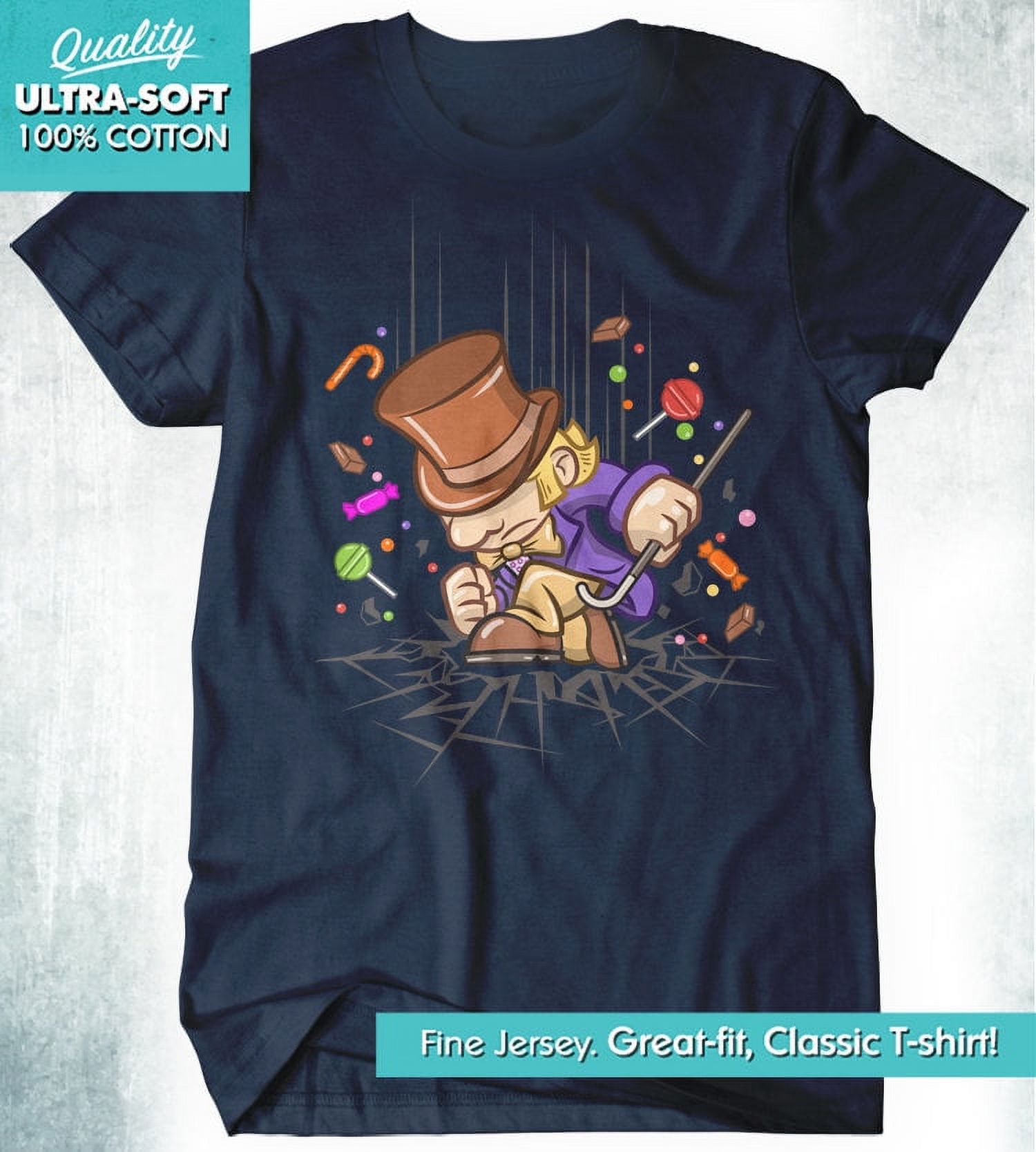 Sweet Candy Man Three Point Landing Video Game Cartoon Fine Cotton ...