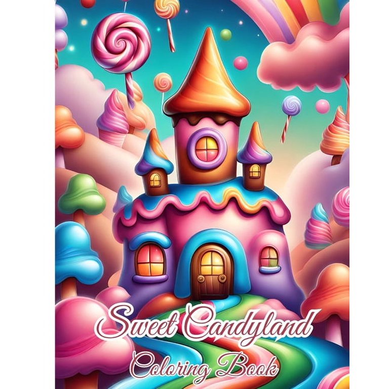 candy land coloring book