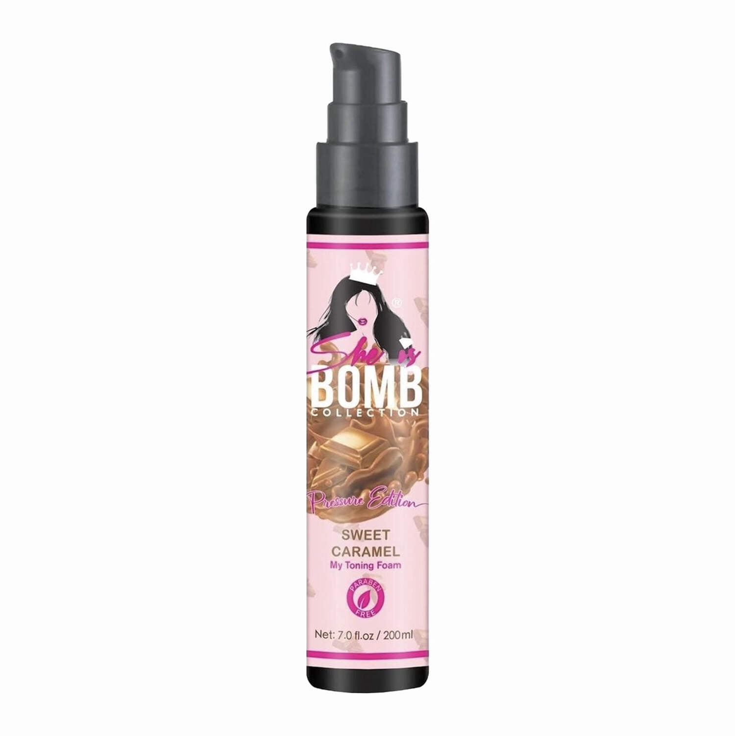 She Is Bomb Cosmetics Tinting Foam, Sweet Caramel Toning Foam with ...