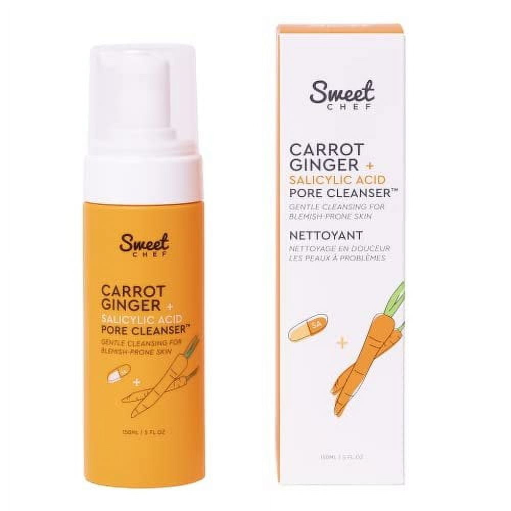 Sweet Chef Carrot Ginger + Salicylic Acid Pore Cleanser - Foaming Face ...