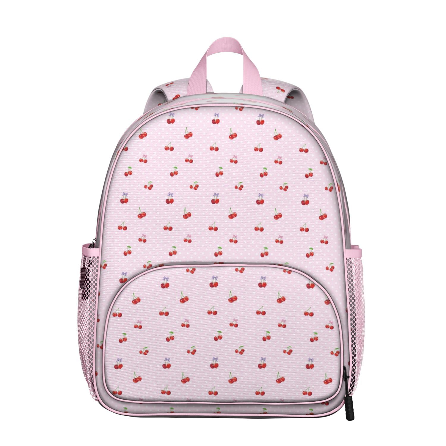 Sweet Cherry Print Small Backpack for School, Cute Fruit Bag for Daily ...