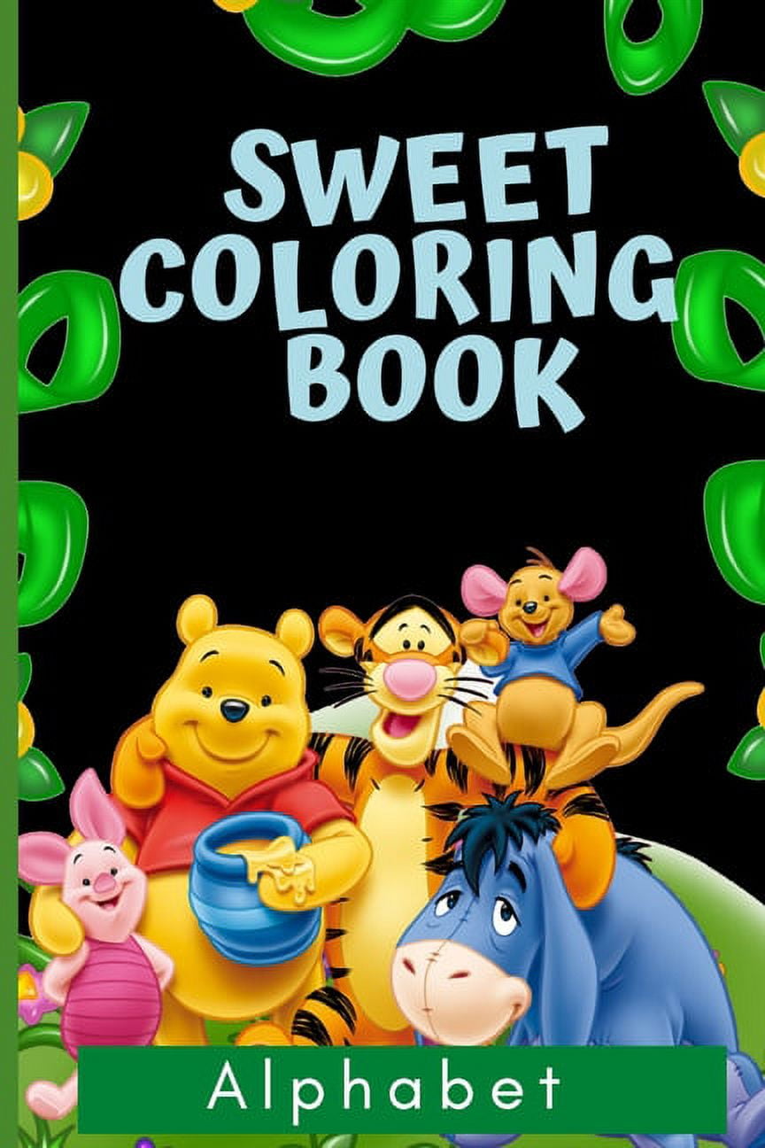 Sweet Coloring Book: Alphabet coloring book 6*9 inches, 52 pages, great ...