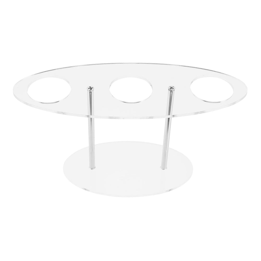 Sweet Cones Holder Ice Cream Cone Display Stand 3 Holes Plastic Holder ...