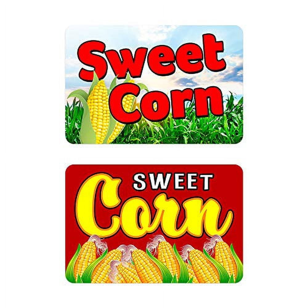 Sweet Corn 12 Pack Yard Signs - Each Sign is 24" x 16" Single-Sided and ...
