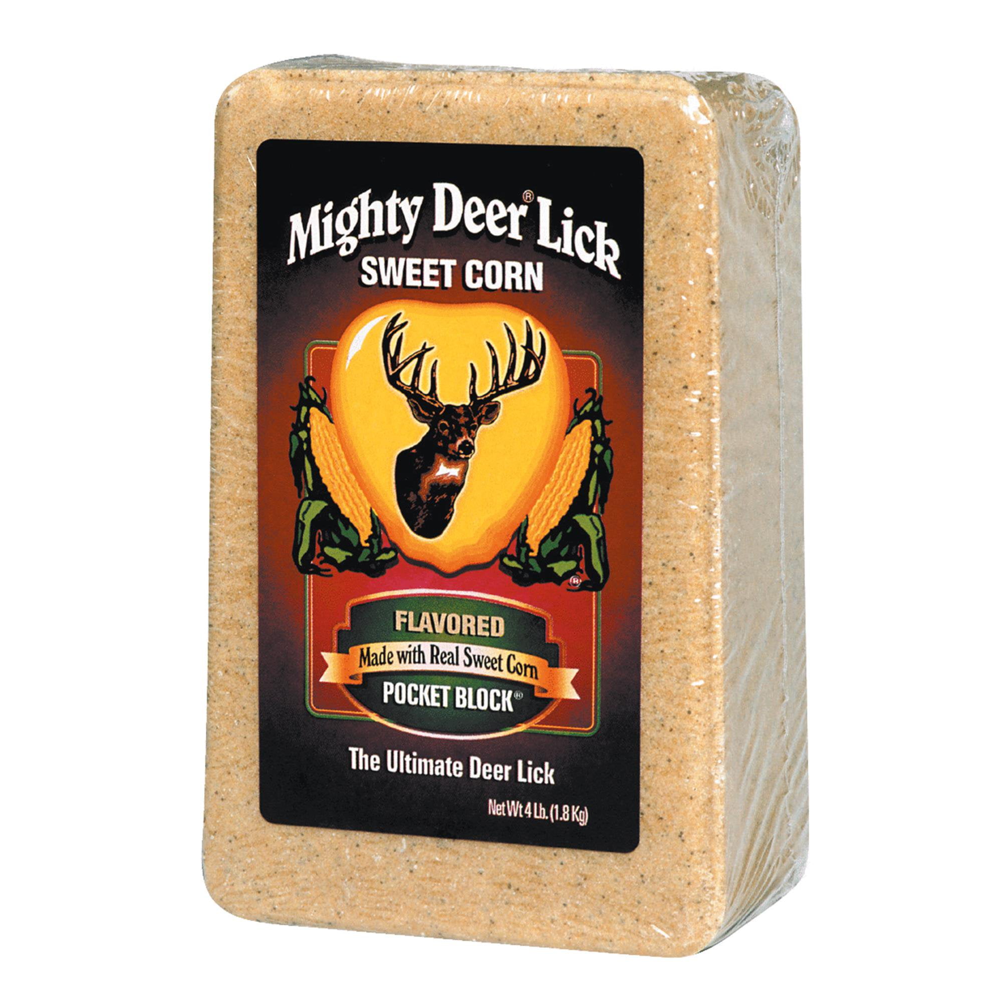 Mighty Deer Lick 4lb Sweet Corn Block 12349 - Walmart.com