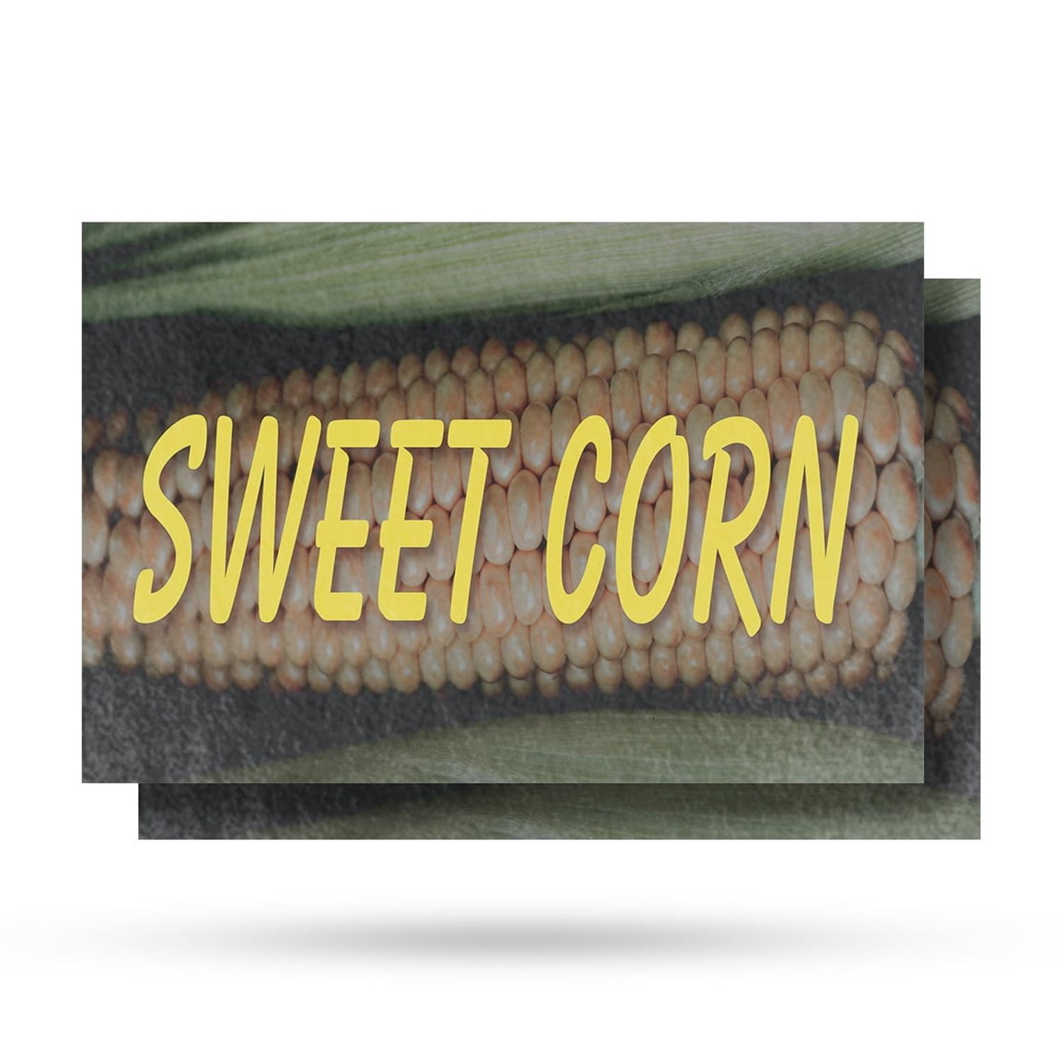 Sweet Corn Vinyl Decal 2 Pack of 18 Inch x 24 Inch Weatherproof Heavy ...