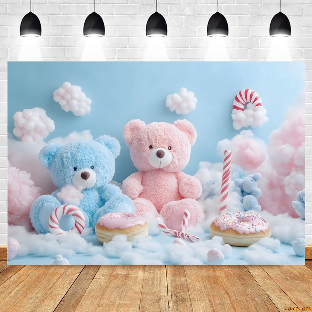 Sweet Donuts Backdrop Baby Shower Kids Birthday Party Newborn Cake ...