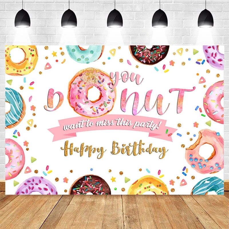 Sweet Donuts Photography Background Newborn Child Portrait Photo One ...