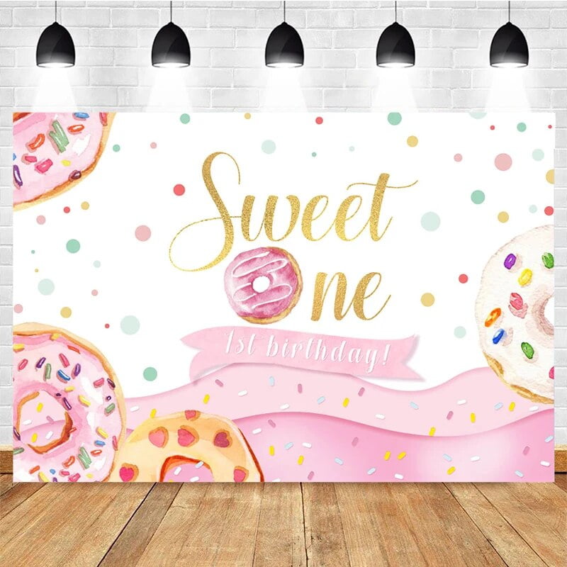 Sweet Donuts Photography Background Newborn Child Portrait Photo One ...
