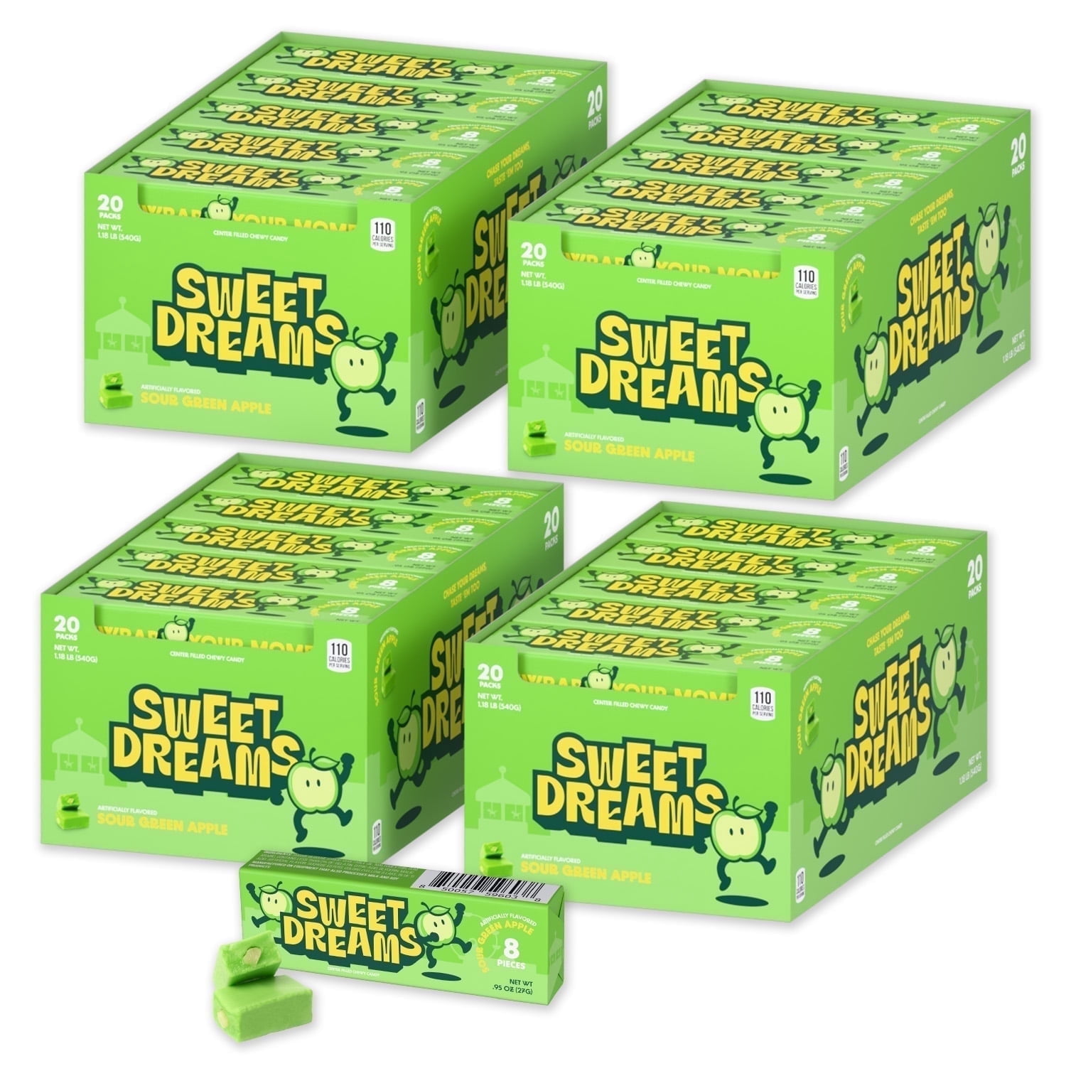 Sweet Dreams Center Filled Chew Sour Candy – Champion of Soft Candies ...