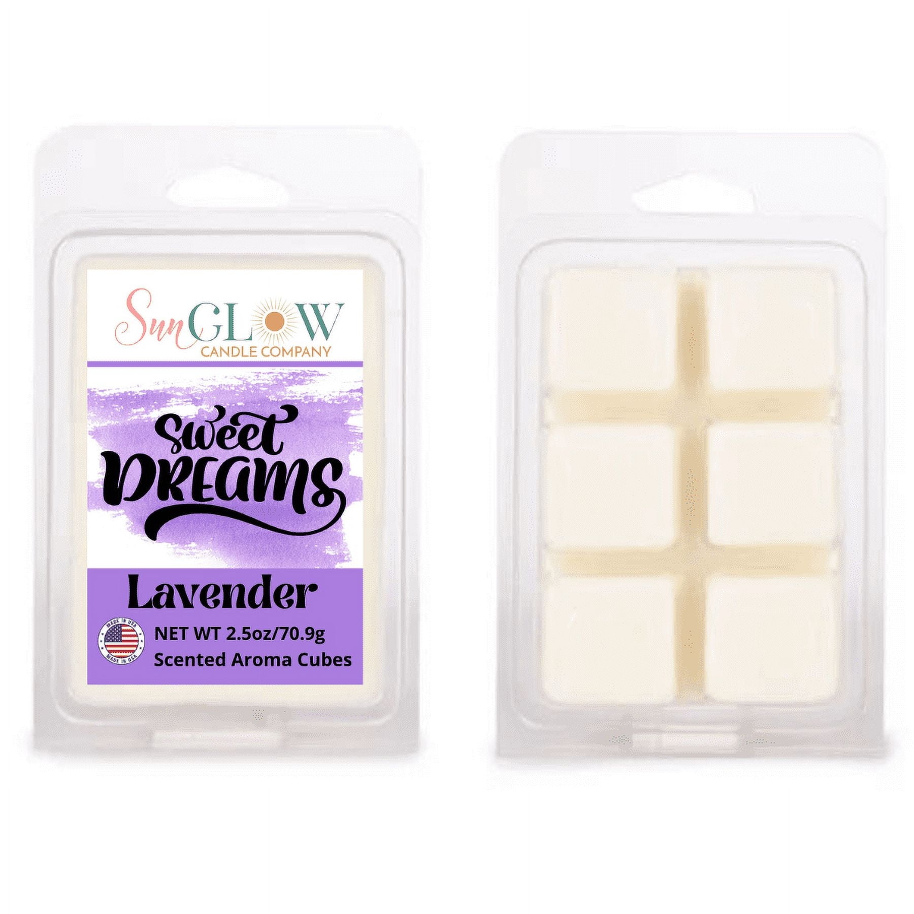 Sweet Dreams-Lavender Aroma Scented Wax Cubes/Melts- 1 Pack -2.5 Ounces ...