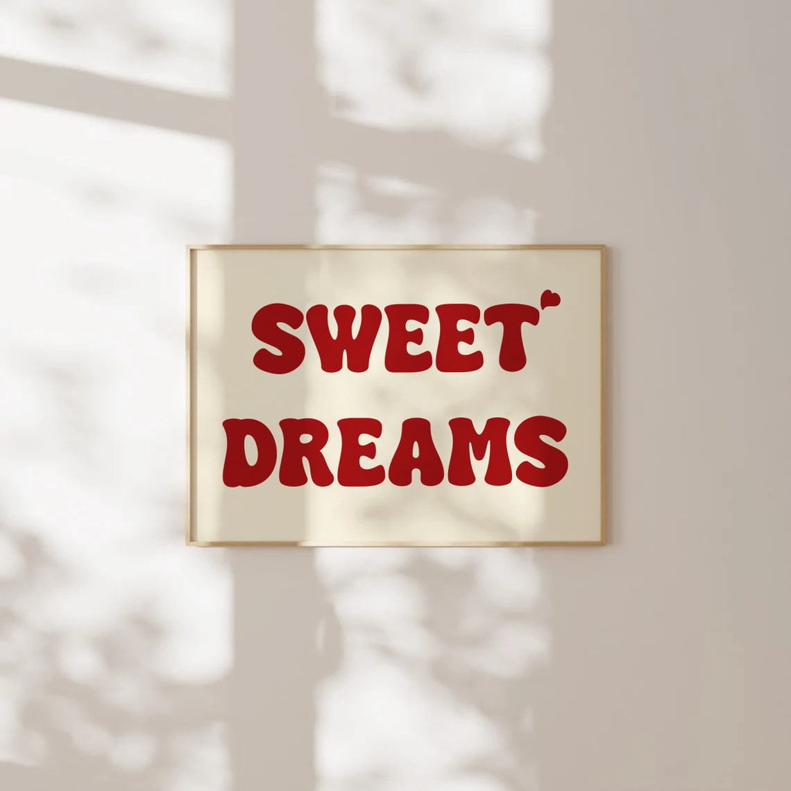 Sweet Dreams Poster Above Bed Horizontal Poster Dorm Room Posters Teen ...