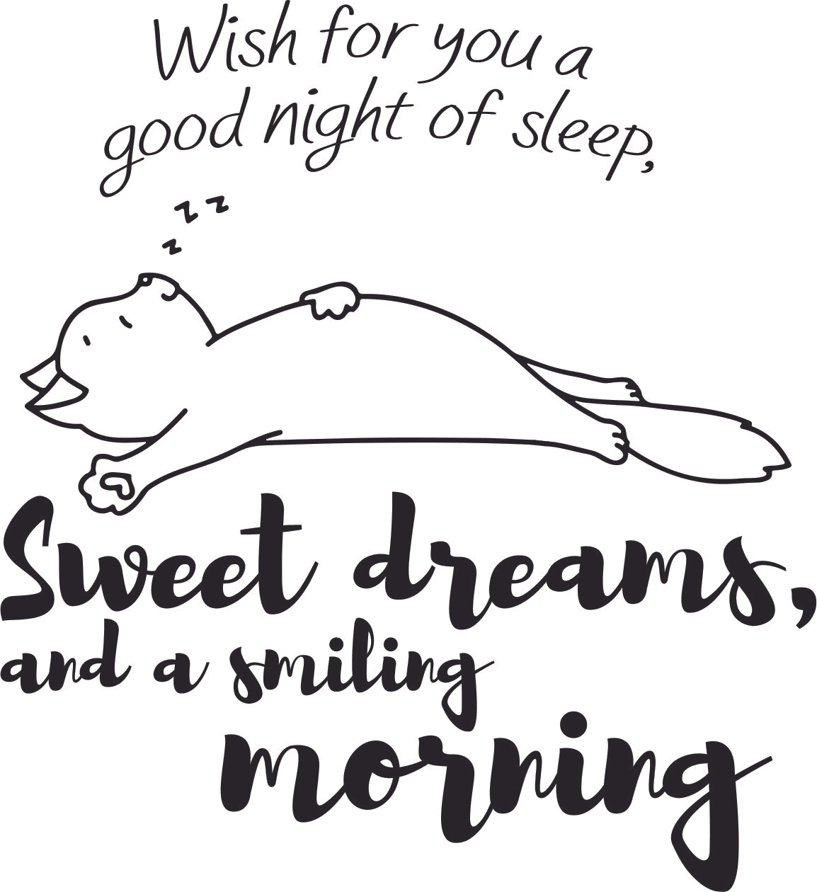 Sweet Dreams And A Smiling Morning Evening Nighttime Sleep Quotes Lines ...