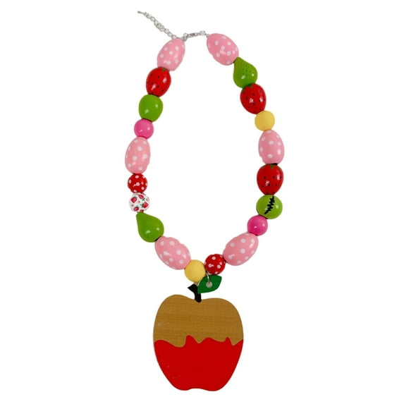 Sweet Dreamy Fruit Pendant Necklace with Beads Designed for Dopamine ...